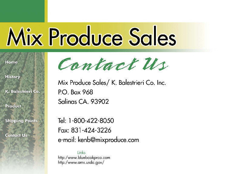 Mix Produce - Distributor of fresh fruits and vegetables from the US ...