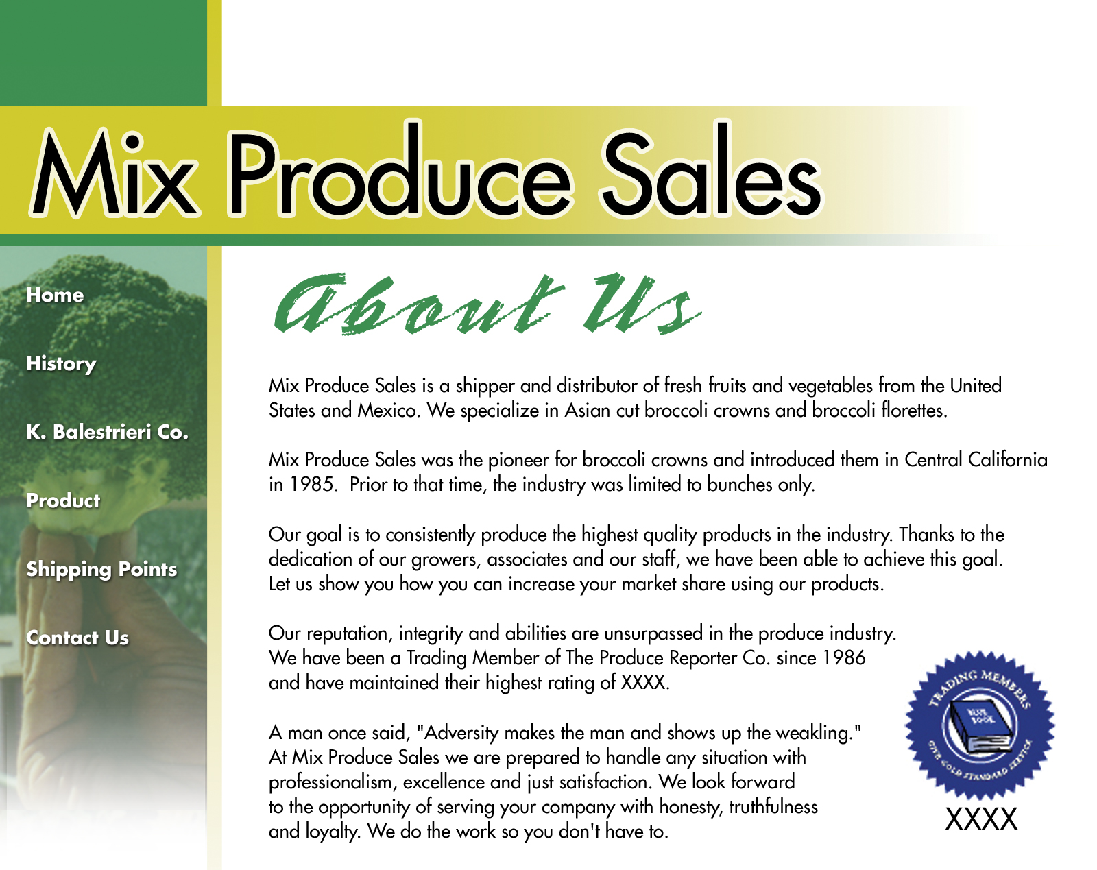Mix Produce - Distributor of fresh fruits and vegetables from the US ...